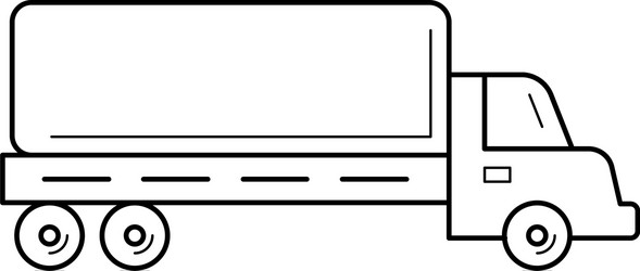 Lorry Outline Vector Images (over 9,300)