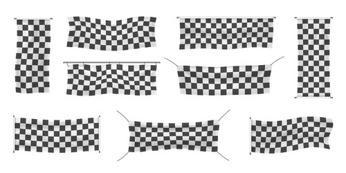 Checkered Banner Vector Images (over 9,900)