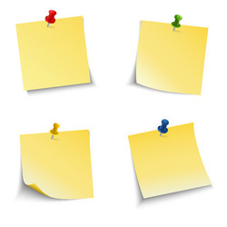 Push Pin and Paper Vector Images (over 7,300)