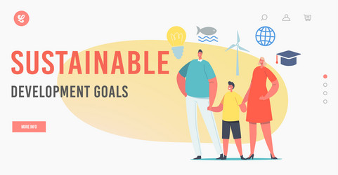 Sdg sustainable development goals restoration Vector Image