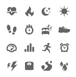 Day and night icons sun moon morning night Vector Image