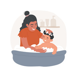 Wash hands isolated cartoon Royalty Free Vector Image