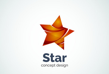 Star logo template rating or best choice concept Vector Image