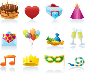 Birthday lettering Royalty Free Vector Image - VectorStock