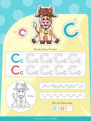 Handwriting Practice Worksheet Vector Images (over 8,800)