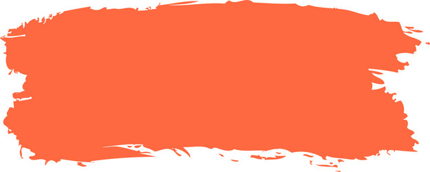 Red brushstroke circular shape Royalty Free Vector Image