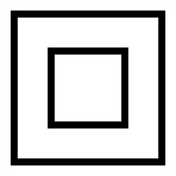 Class ii equipment symbol sign isolate on white Vector Image