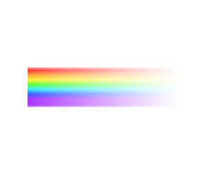 Realistic rainbow spectrum Royalty Free Vector Image