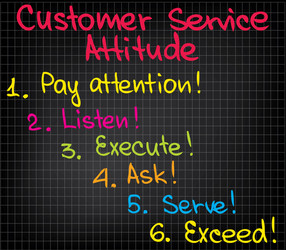 Customer first Royalty Free Vector Image - VectorStock