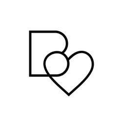 B Heart Logo Vector Images (over 610)