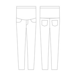 Jeans Template Vector Images (over 6,500)