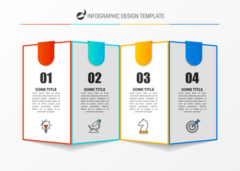 Folded Infographic Vector Images (over 8,800)