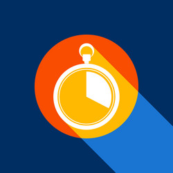 20 seconds minutes stopwatch sign Royalty Free Vector Image