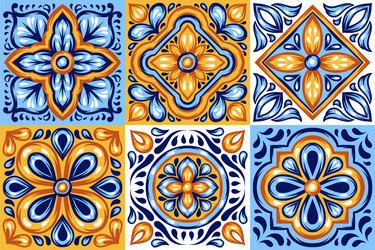Moroccan ceramic tile seamless pattern Royalty Free Vector