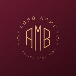 Luxury pos logo design elegant letter Royalty Free Vector