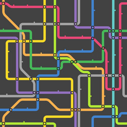 Abstract metro scheme background Royalty Free Vector Image