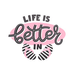 Colorful summer lettering design in modern style Vector Image