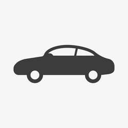 Car taillight icon on white background Royalty Free Vector