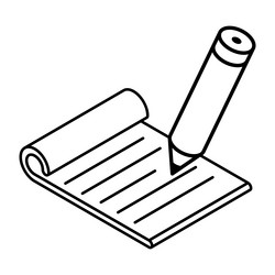 Notepad Outline Vector Images (over 11,000)