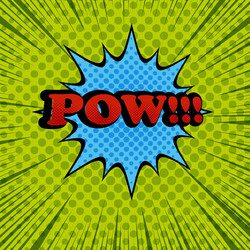 Comic Pow Vector Images (over 3,200)