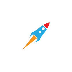Rocket sky logo Royalty Free Vector Image - VectorStock