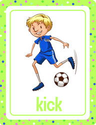 Action Flashcard Vector Images (over 470)