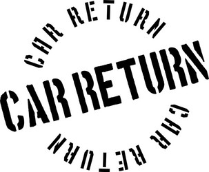 Return rubber stamp Royalty Free Vector Image - VectorStock