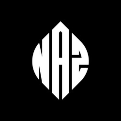 Naz logo letter design Royalty Free Vector Image