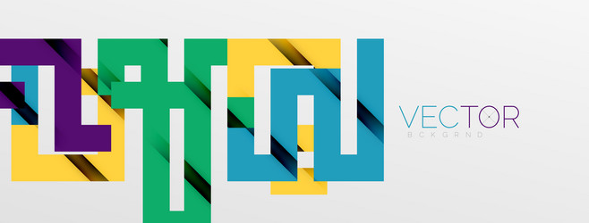 Color bend lines with shadow texture effect Vector Image