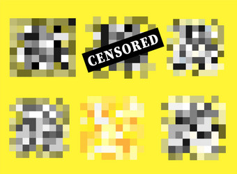 Censored Uncensored Black Vector Images (over 110)