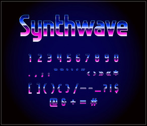 Modern futuristic sci-fi font future space text Vector Image