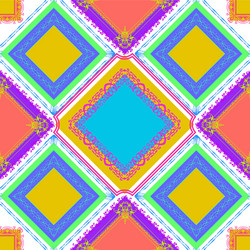 Checkered seamless pattern bright neon shades Vector Image