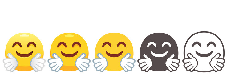 Embrace Emoticon Vector Images (81)