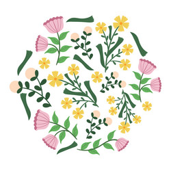Floral Flower Hexagon Vector Images (over 13,000)