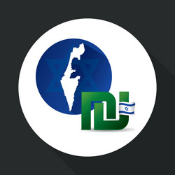 Israel design culture isolated Royalty Free Vector Image