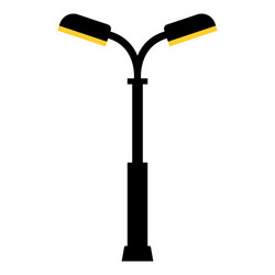 Street light cartoon isolated on white background Vector Image