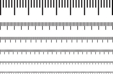 Simple measure scale isolated Royalty Free Vector Image