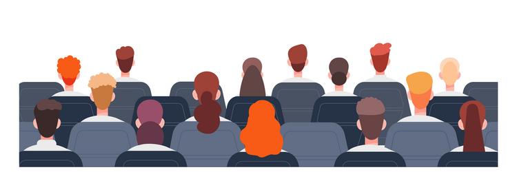 Students Sitting Back View Vector Images (over 290)