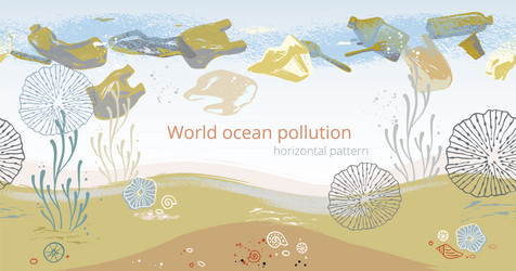 Coral Reef Seamless Pattern Royalty Free Vector Image