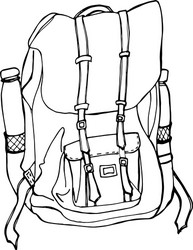 Backpack Outline Vector Images (over 16,000)