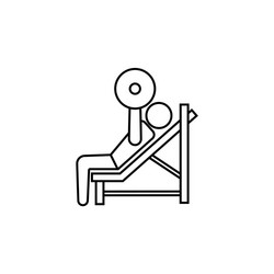 Incline Dumbbell Press Vector Images (30)