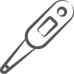 Digital thermometer Royalty Free Vector Image - VectorStock