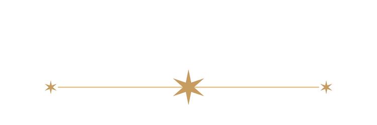 Divider with star christmas frame border Vector Image