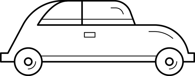 Line Drawing Hatchback Car Vector Images (over 190)