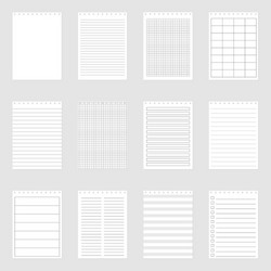 Sheet of graph paper with grid millimeter Vector Image