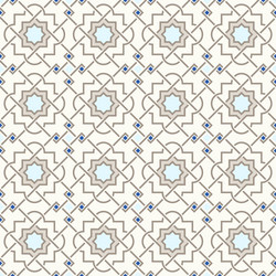 Arabic geometry tangled moroccan pattern Vector Image