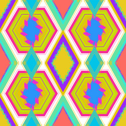 Checkered seamless pattern bright neon shades Vector Image