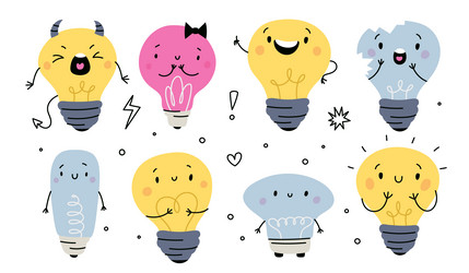 Cartoon books characters cute library Royalty Free Vector