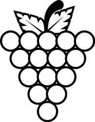 Fruit Uncolored Vector Images (over 140)