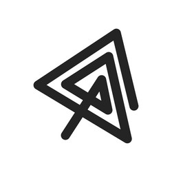 Start up logo template icon brand identity Vector Image